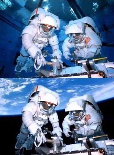 ISS Swimming Pool – Flat Earth Library